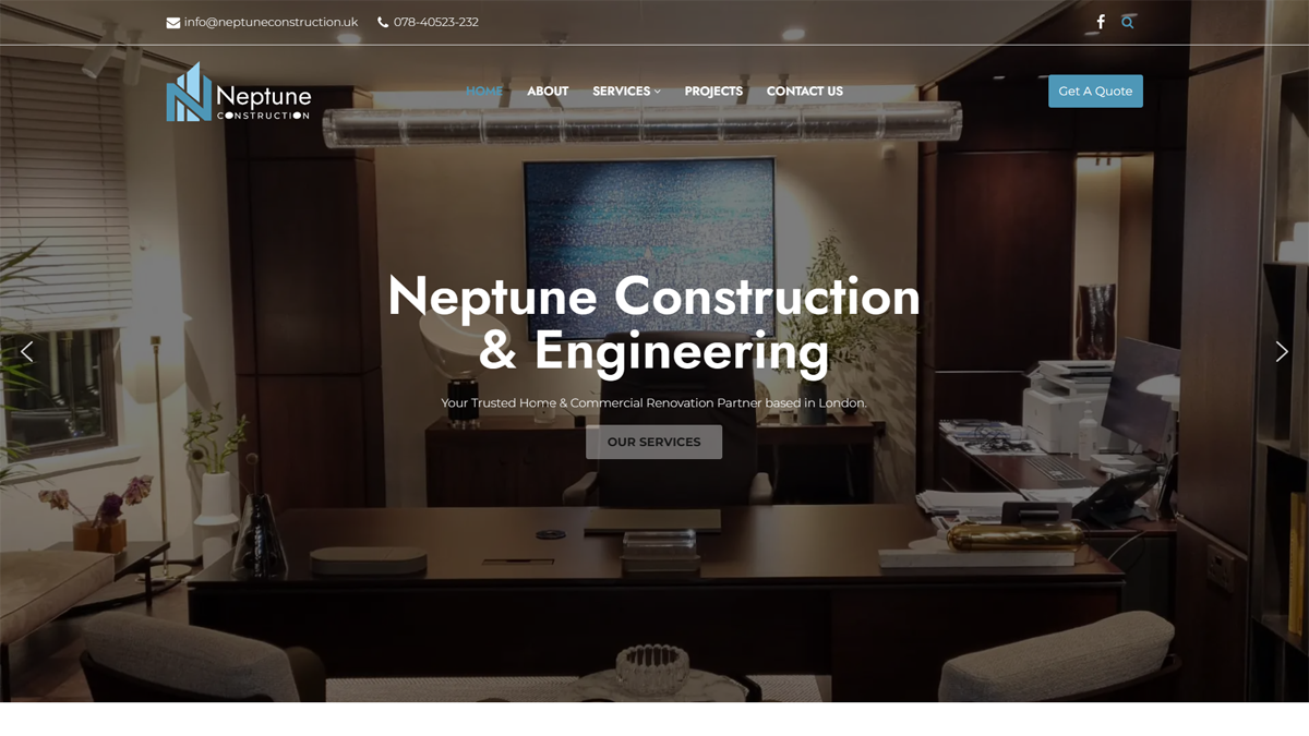 Contact us - Neptune Construction: Expert Renovations in London